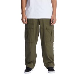 DC Shoes Herren Cargohose "The Tundra", gr&uuml;n, Gr. XS, Obermaterial: 100% Walkfrottier;, Hosen