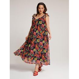 Yoek Kleid Damen Gr&ouml;&szlig;e 42/44 bunt Winterkleid