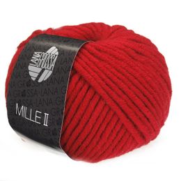 Mille II von Lana Grossa, Weinrot, aus Schurwolle