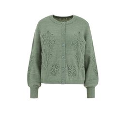 WE Fashion Knit Cardigan female Green size S