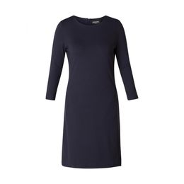 Base Level Damen Etuikleid "Ylona", blau, Basic, Gr. 48, unifarben, Web, Obermaterial: 65% Viskose, 30% Polyamid, 5% Elasthan, Kleider, Figurbetont