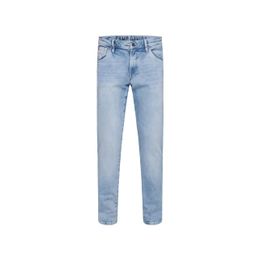 CAMP DAVID Herren Regular-fit-Jeans, blau, Gr. 38, Abriebeffekte, Denim/Jeans, Material: 99% Baumwolle, 1% Elasthan, Zusatz: Enth&auml;lt nichttextile