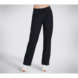 Skechers Damen Funktionshose "GO LUXE RIB PANT", schwarz, Gr. XS, Obermaterial: 83% Polyester, 17% Elasthan, Hosen