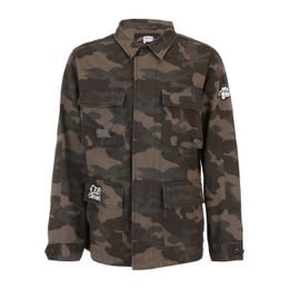 Brandit Herren Allwetterjacke "Brandit Ozzy BDU Jacket"schwarzcamo, Gr. 7XL, mehrfarbig, 100% Baumwolle, Jacken