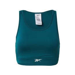 Reebok Sport-BH 'TULIP CORE' Damen Gr&ouml;&szlig;e L dunkelgr&uuml;n / wei&szlig;