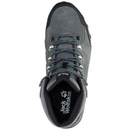Jack Wolfskin Herren Hikingschuh "REFUGIO TEXAPORE MID M", Gr. 10, grau, Main Material Second Material 100% Polyamide Lining Sole 100% Rubber/ EVA,