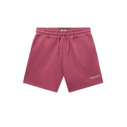 Herren Shorts "MYTROS LOOSE FIT WOAN SHORT Herren"kirsch, cement, Gr. M, Weekend Offender, Sweatware, 100% Baumwolle, Hosen, Shorts Herren, leichte