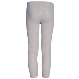 happy girls M&auml;dchen Leggings, grau, Gr. 152, meliert, unifarben, Strick, Obermaterial: 60% Polyester, 35% Baumwolle, 5% Elasthan, Hosen, w&auml;rmend und