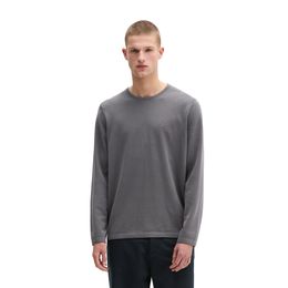 Marc O'Polo MARC O'POLO Herren Rundhalspullover "aus zertifizierter Bio-Baumwolle", grau, Gr. L, unifarben, Obermaterial: 100% Baumwolle, Pullover