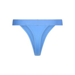 HUGO UNDERWEAR Damen String "STRING RED LABEL", Gr. XLlight, pastel blau, Jersey, Obermaterial: 93% Baumwolle, 7% Elasthan, Unterhosen, mit BOSS