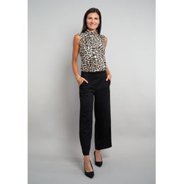 Seidel Moden Damen Shirttop "Exklusiv bei OTTO", braun, Basic, Gr. 34, Jersey, Obermaterial: 96% Viskose, 4% Elasthan, Tops, mit Animal-Print und