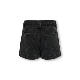 KIDS Only M&auml;dchen Shorts "KOGCOMET WIDE DNM SHORTS PIM528 NOOS"washed schwarz, Gr. 122, unifarben, Denim/Jeans, Obermaterial: 100% Baumwolle, Hosen