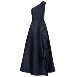 Adrianna Papell Abendkleid Damen Gr&ouml;&szlig;e 44 dunkelblau Winterkleid