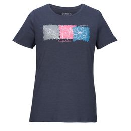 Killtec Funktionsshirt Damen Gr&ouml;&szlig;e S nachtblau / royalblau / dunkelgrau / hellpink