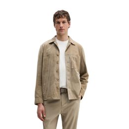 Marc O'Polo MARC O'POLO Herren Lederjacke "aus weichem Veloursleder"frozen taupe, Gr. 50, unifarben, Obermaterial: 100% Leder; Futter: 100% Baumwolle, Jacken