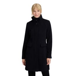Gil Bret Damen Wolljacke, blau, Gr. 40, unifarben, Obermaterial: 75% Wolle, 20% Polyamid, 5% Kaschmir, Jacken, mit Stehkragen