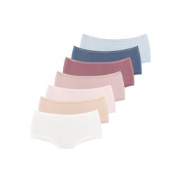 Vivance Damen Panty, Gr. 32pastell mix, Single Jersey, Obermaterial: 95% Baumwolle, 5% Elasthan. Spitze: 80% Polyamid, 20% Elasthan, unifarben,