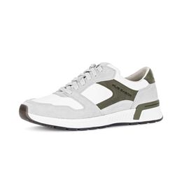 Sneaker Gabor "Sneaker low", Herren, Gr. 40,5, grau, Schuhe Sneaker
