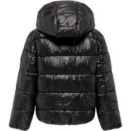 KIDS Only M&auml;dchen Steppjacke "KOGNEWEMMY SAVANNAH JACKET OTW NOOS", schwarz, Gr. 122, unifarben, Obermaterial: 100% Nylon, Jacken