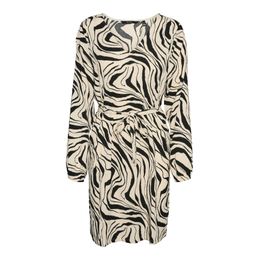 V&eacute;ro Moda Vero Moda Kleid 'VMPoet' Damen Gr&ouml;&szlig;e 40 creme / schwarz Winterkleid