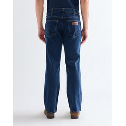 Wrangler Herren Bootcut-Jeans "Jacksville", blau, Gr. 31, Denim/Jeans, Obermaterial: 99% Baumwolle, 1% Elasthan, Jeans, Bootcut fit