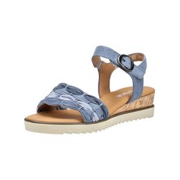 Gabor COMFORT Damen Keilsandalette "Gabor Comfort Sandalen Leder", Gr. 38,5heaven, Leder, Schuhe