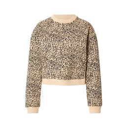 ABOUT YOU Sweatshirt 'Liddy' Damen Gr&ouml;&szlig;e S beige / schwarz
