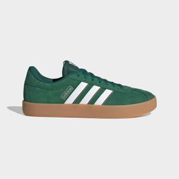 Herren Sneaker "VL COURT 3.0", adidas Sportswear, Gr. 40, gr&uuml;n, Leder, Textil, Schuhe, inspiriert vom Design des adidas samba