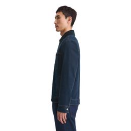 Marc O'Polo MARC O'POLO Herren Jeansjacke "mit l&auml;ssigem Cord-Kragen", blau, Gr. S, unifarben, Obermaterial: 79% Baumwolle, 20% Viskose, 1% Elasthan, Jacken
