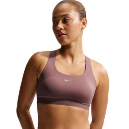 Nike Swift High Support Bra Bekleidung Damen braun