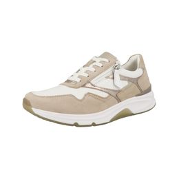 Gabor Sneaker Damen Gr&ouml;&szlig;e 42 kitt / dunkelbeige / mokka