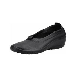 Arcopedico Damen Ballerina "Arcopedico Ballerinas Lederimitat", Gr. 41schwarz, schwarz, Lederimitat, Schuhe