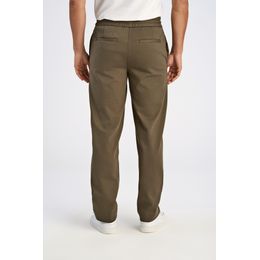 LINDBERGH Herren Jogginghose, braun, Gr. XXL, unifarben, Web, Obermaterial: 75% Polyester, 22% Viskose, 3% Elasthan, Hosen, mit elastischem Bund mit