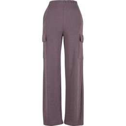 Urban Classics Damen Jogginghose "Urban Classics Damen Ladies Baggy Light Terry Sweat Pants", braun, Gr. 5XL, unifarben, 70% Baumwolle, 30%