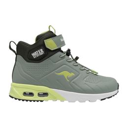 Kangaroos M&auml;dchen Sneaker "KX-Molbo Mid EV", Gr. 28, gr&uuml;n, Synthetik, Schuhe, Wasserabweisend,Winterschuhe, Schn&uuml;rboots, Sneakerboots