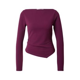 ABOUT YOU Shirt 'Sybille' Damen Gr&ouml;&szlig;e S aubergine