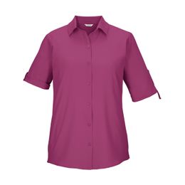 Funktionshemd Killtec "KOS 85 WMN WVN SHRT", Damen, Gr. 42, Normalgr&ouml;&szlig;en, pink, Obermaterial: 100% Polyester, Hemden, Schnelltrocknende Bluse, krempelbare &Auml;rmel, vielseitig kombinierbar