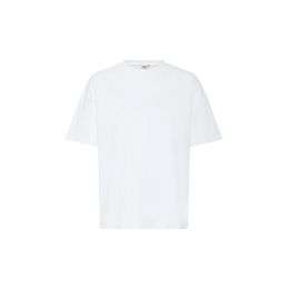 oxmo Damen Rundhalsshirt "Rundhalsshirt OXNSandy Boxy", wei&szlig;, Gr. XXL, Obermaterial: 100% Baumwolle CO., Shirts