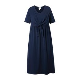 Ulla Popken Kleid Damen Gr&ouml;&szlig;e 50/52 marine Winterkleid