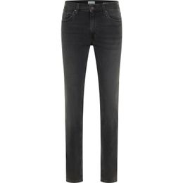 Mustang Herren Skinny-fit-Jeans "Herren Style Frisco Skinny", schwarz, Gr. 31, unifarben, Denim/Jeans, 92% Baumwolle, 6% Elastomultiester, 2%