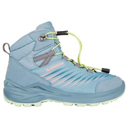 Lowa Kinder Wanderschuh "ZIRROX II GORE-TEX MID JR", Gr. 33, blau, Synthetik, Textil, Schuhe, wasserdicht, winddicht,atmungsaktiv dank GORE-TEX