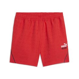 Puma Damen Shorts "FUTURE.Puma.ARCHIVE KING Relaxed Shorts Erwachsene"for all time rot, Gr. S, Obermaterial: 100% Polyester; Taschenfutter: 100%