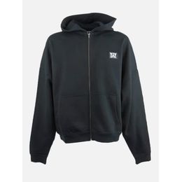 Heftyka Zip-Up Hoodie male Black size 2XL