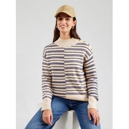 White Stuff Pullover Damen Gr&ouml;&szlig;e S navy / wollwei&szlig;