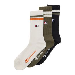 Champion Authentic Athletic Apparel Socken Damen Gr&ouml;&szlig;e 35/38 oliv / schwarz / wei&szlig;