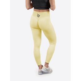 Strammer Max Performance Leggings 'Scrunch' female Yellow size S