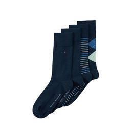 Tommy Hilfiger Underwear Socken Herren Gr&ouml;&szlig;e 43/46 navy / royalblau / greige / mint