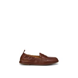 Marc O'Polo MARC O'POLO Damen Loafer "mit elastischer Fersenkante", Gr. 37cognac, Obermaterial: 100% Leder, unifarben, Schuhe