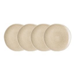 House Nordic Viola Lunchteller 4er Set Beige &Oslash; 21 cm skandinavische Deko Online Shop