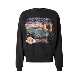 New Era Sweatshirt 'NBA' Herren Gr&ouml;&szlig;e XXL anthrazit / lila / orange / wei&szlig;